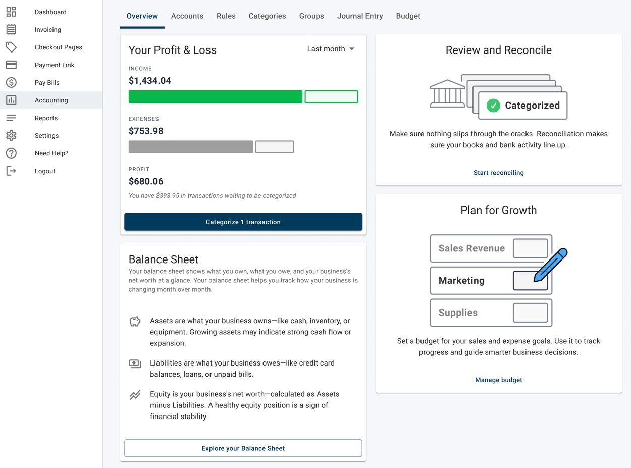 Categorizing transactions
