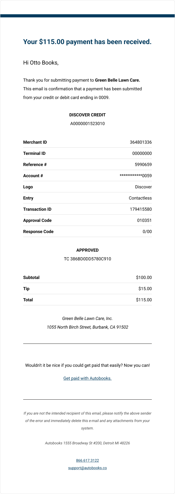 Accepting tips with Tap to Pay