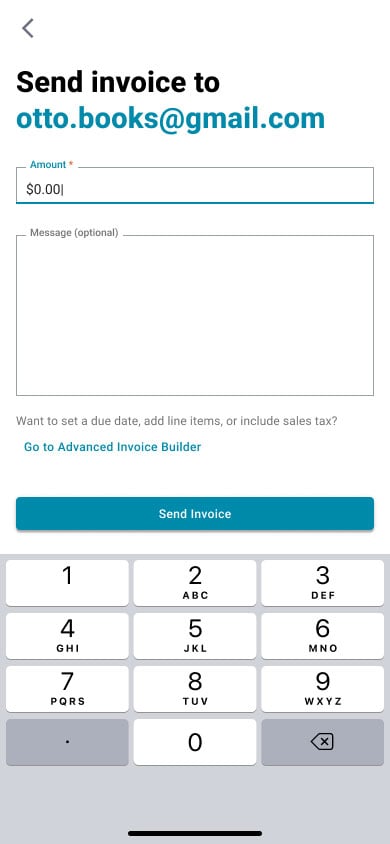 Simplified Invoicing for Mobile users
