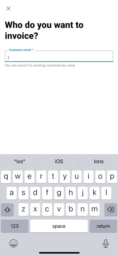 Simplified Invoicing for Mobile users
