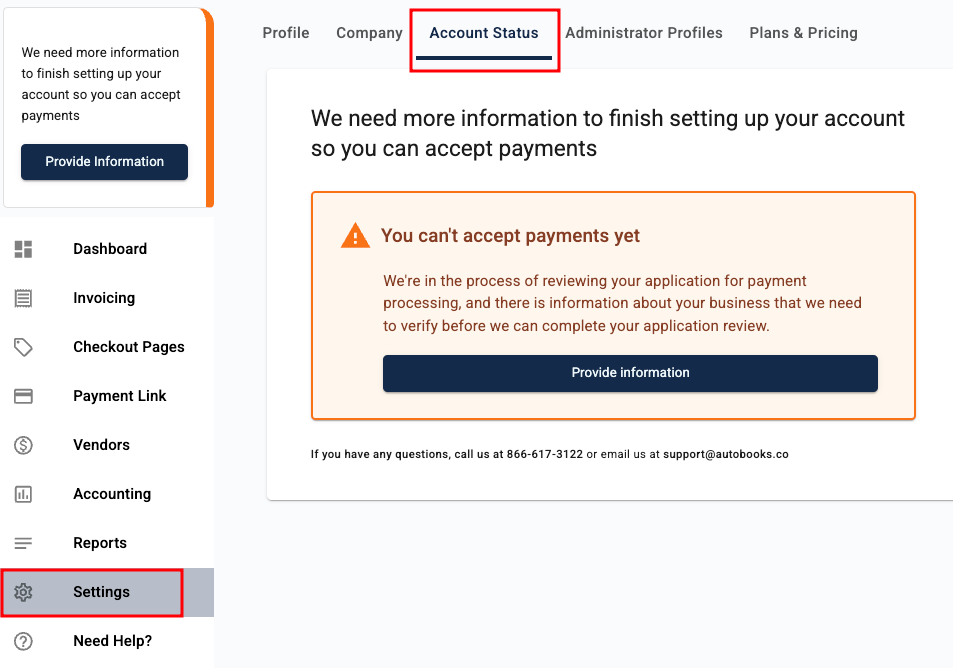 Understanding your Account Payment Status