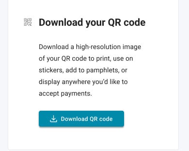 QR Codes to access your Payment Form