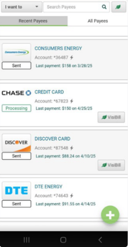 Setting up VisiBill in Bill Pay