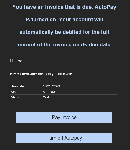 Can my customer's AutoPay payment method on file be modified?