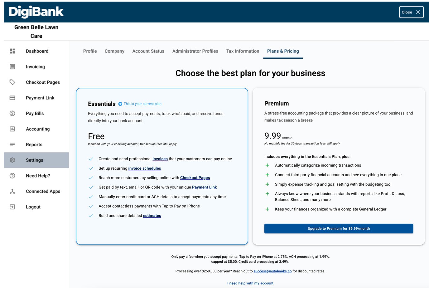 How to upgrade to add Accounting and Financial Reporting features to ...