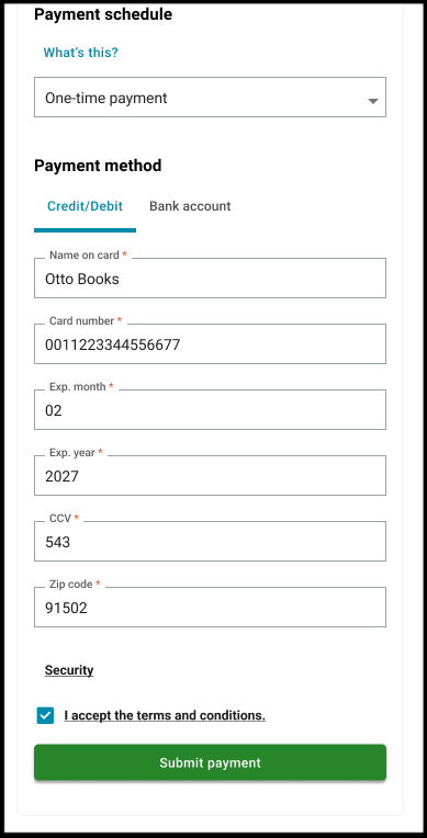 Manual card entry when you're not able to complete a payment using Tap ...